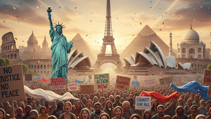Protesters Today: How Global Issues Sparked Worldwide Problems from ...