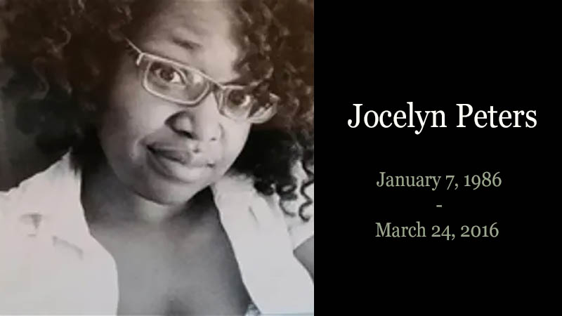 Remembering Jocelyn Peters: A Heartfelt Tribute from Chris Roberts ...