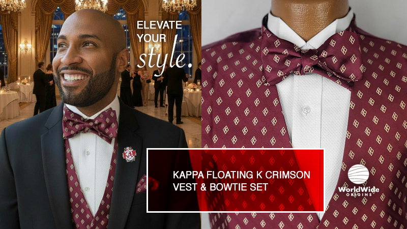 Level Up Your Look With The K A Psi Mens Vest and Bowtie Edition ...